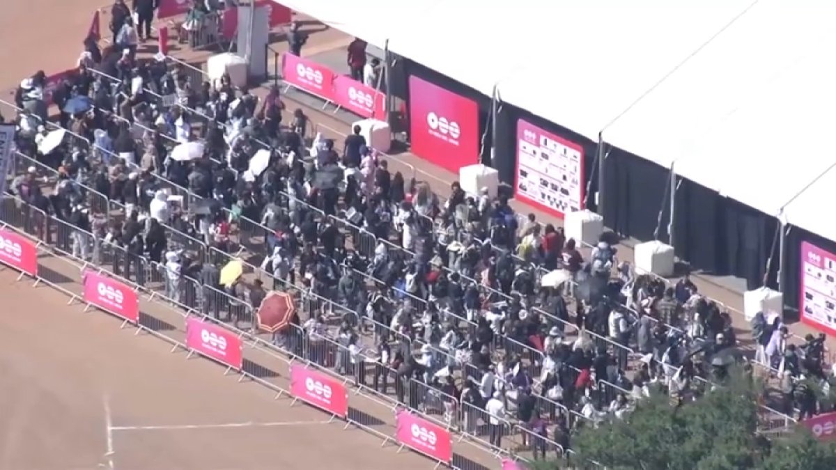 BTS fans line up for merchandise ahead of Stanford Stadium shows – NBC ...