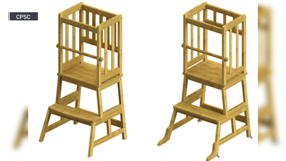 Cosyland children’s tower stools recalled due to risk of injury, death ...