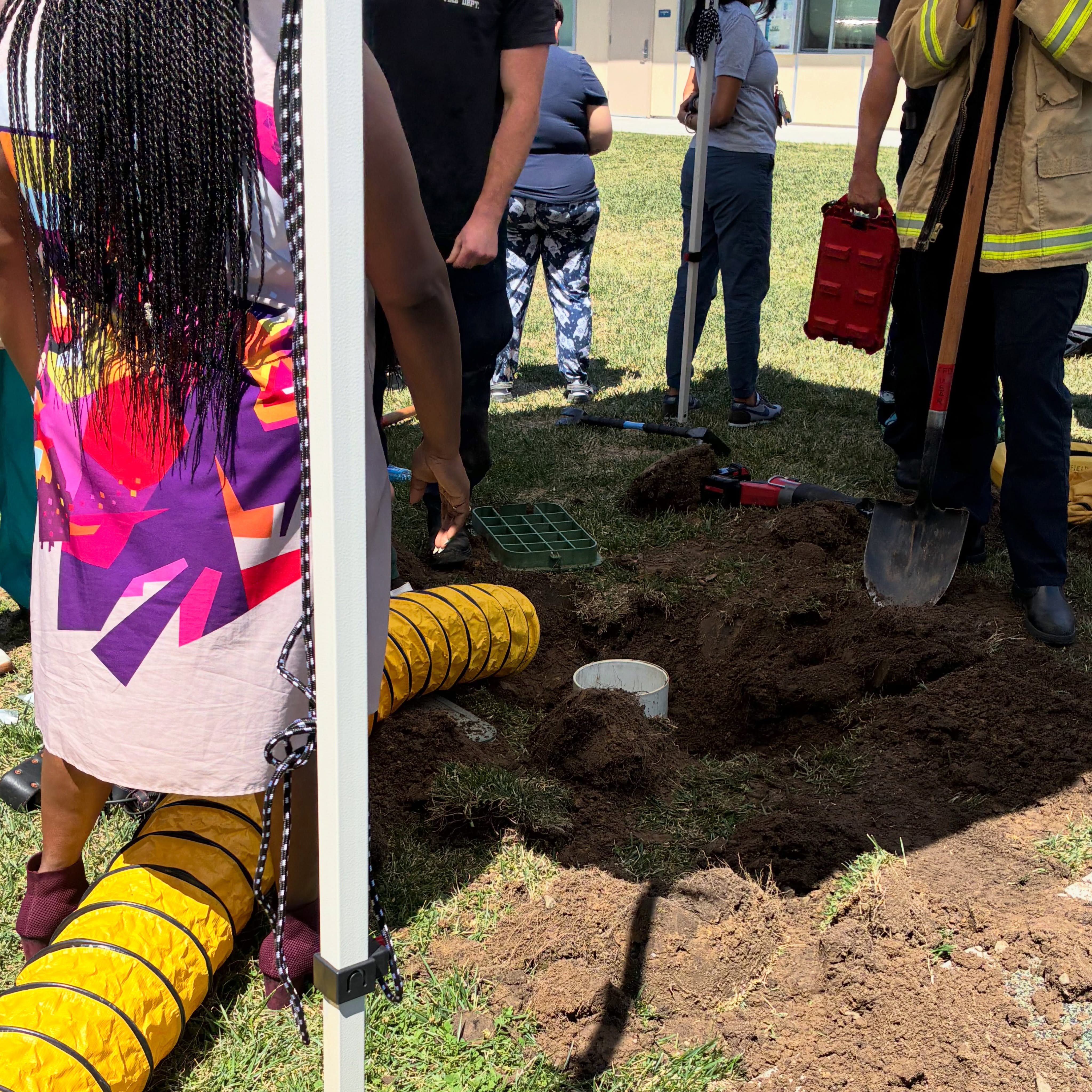 Child rescued from irrigation pipe at Fairfield school – NBC Bay Area