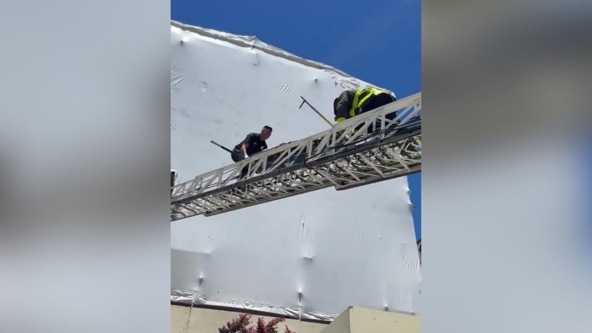 Worker rescued after falling in building under construction in San ...