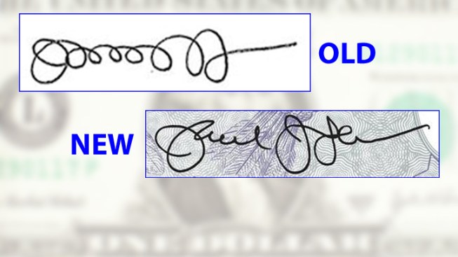 Treasury Secretary Unveils New, Less Loopy Signature for Dollar Debut ...